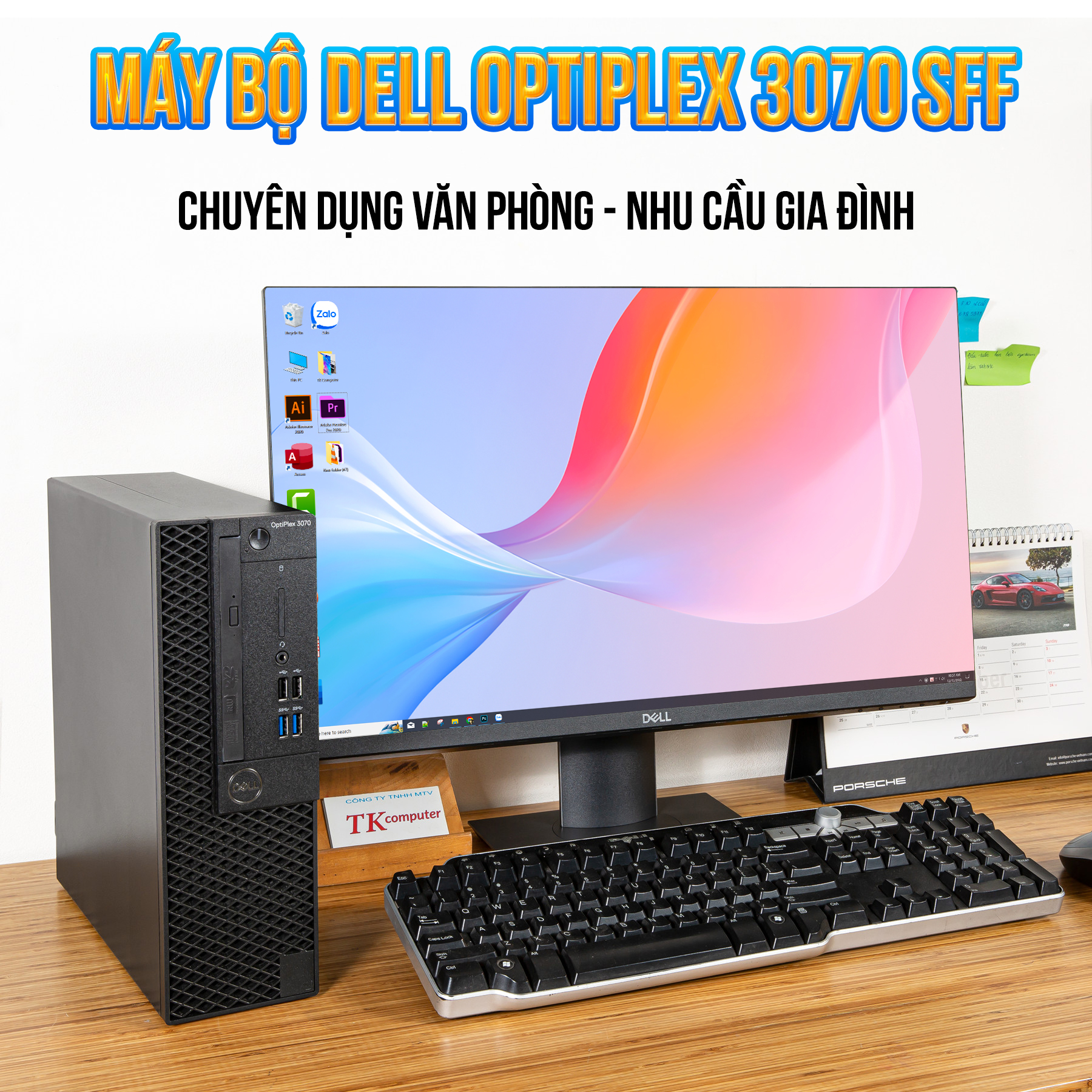 Máy bộ Dell Optiplex 3070 sff chuyên văn phòng