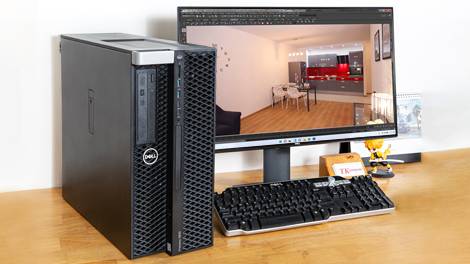 Máy trạm Dell Precision 5860 Tower Workstation chuyên đồ họa - Chính Hãng